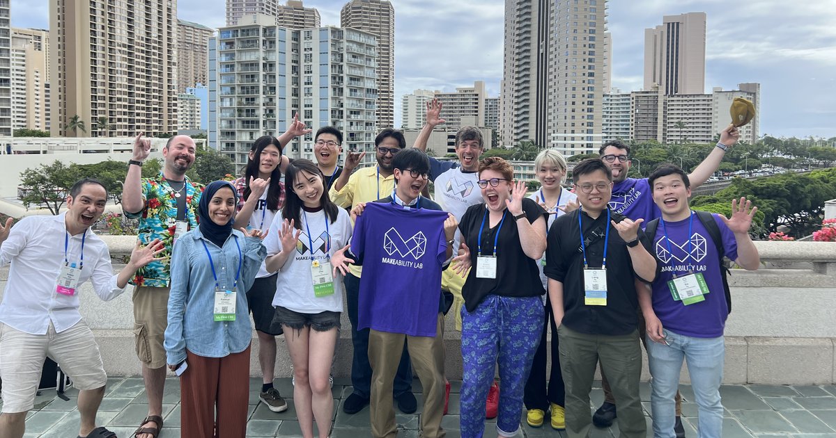 Makeability Lab at CHI2024 in Hawaii | Makeability Lab